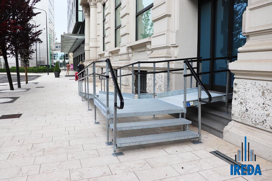 Rampe Modulari per Disabili Milano in Hotel di Lusso